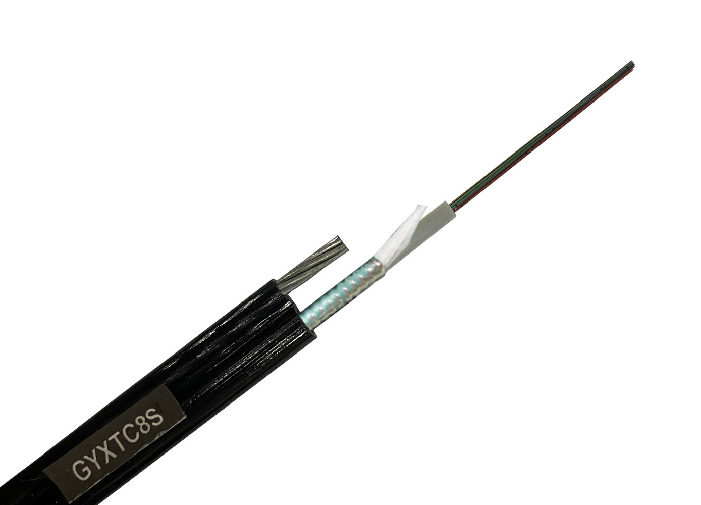 Outdoor Fiber Optic Cable 12 Core GYXTC8S Mini Figure 8 Self Supporting