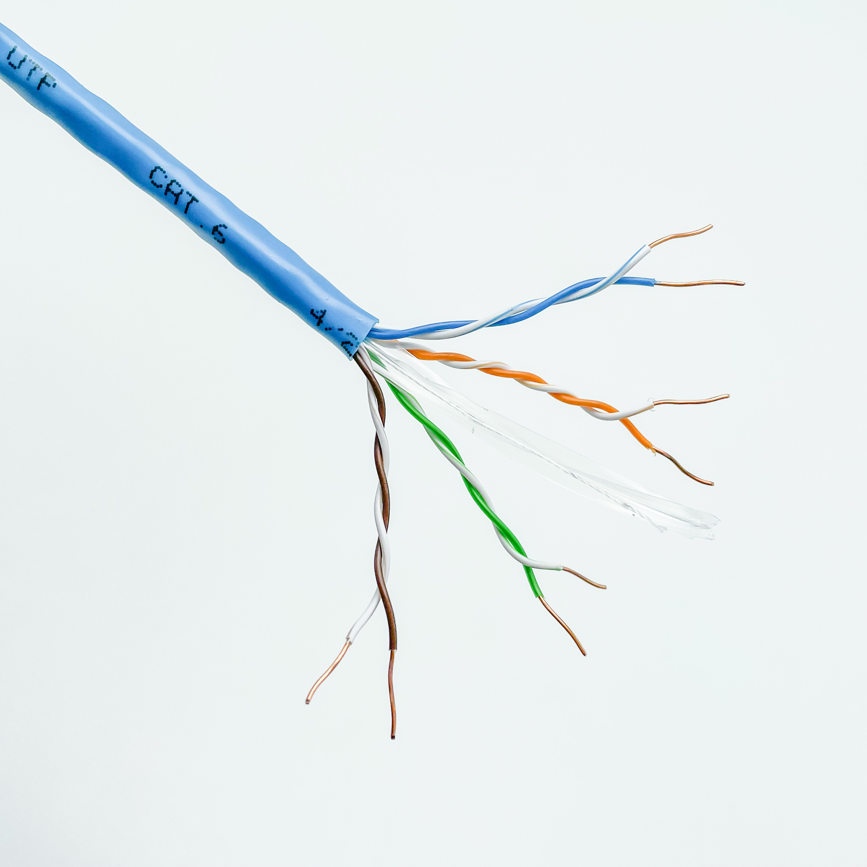 99.9% Copper Ethernet LAN Cable Cat6 305m Indoor UTP 23 AWG Ethernet Cable