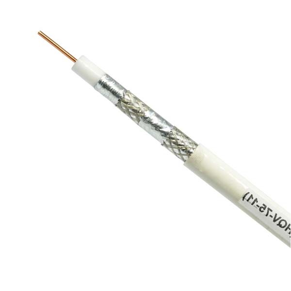 Four Layer Shielded Black Rg11 75 Ohm Coaxial Cable Remote I/O Control ...