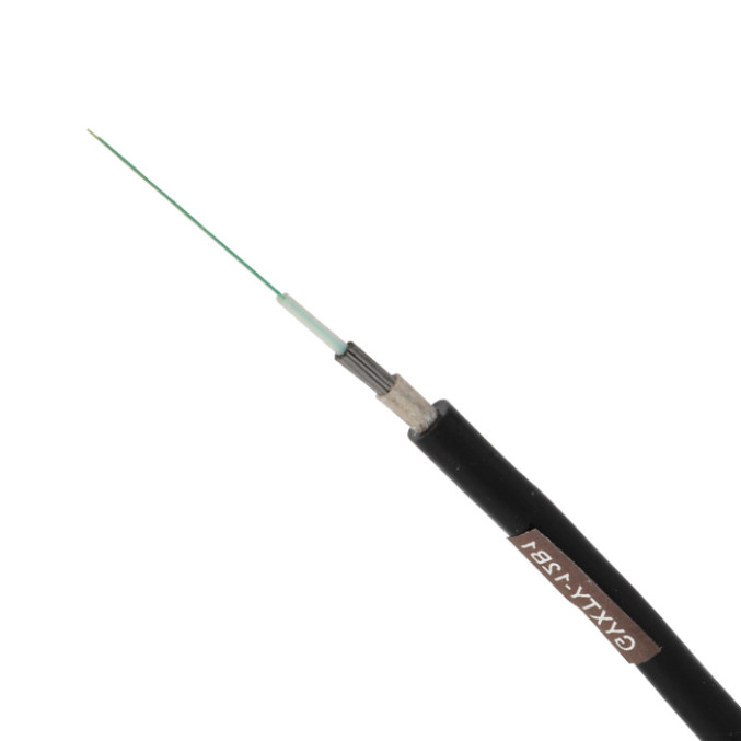 12 Core Single Mode Optical Fiber Line Central Bundle Tube Unarmored ...